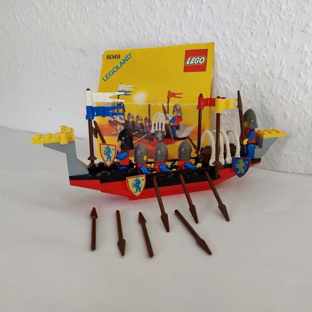 LEGO, SET 6049 Viking Voyager, Ruderboot mit Anleitung , Ritter, Burg ...