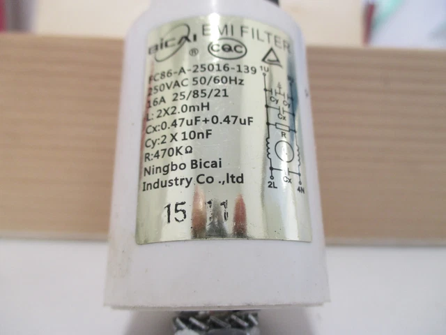 BICAI FC86-A-25016-139 EMI-FILTER Kondensator Entstörfilter passt in ...