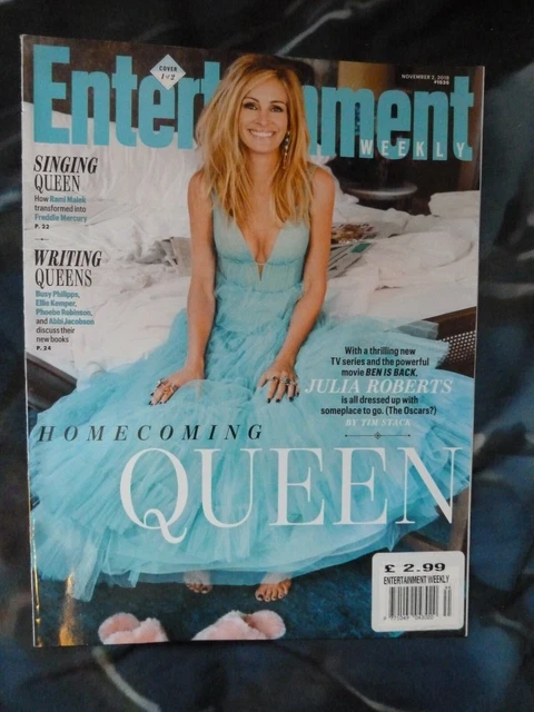 JULIA ROBERTS. ENTERTAINMENT Weekly Magazine. November 2018. Homecoming ...