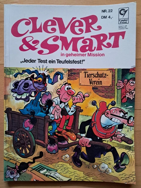 CLEVER & SMART Nr.22 von 1976 - TOP Z1 ORIGINAL ERSTAUFLAGE COMIC-ALBUM ...