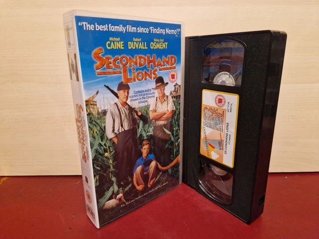 SECOND HAND LIONS - Michael Caine - Robert Duvall - PAL VHS Video Tape ...