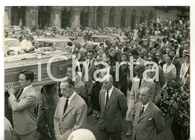 1956 TORINO PIAZZA San Carlo - Funerali Gianpiero COMBI dirigente ...