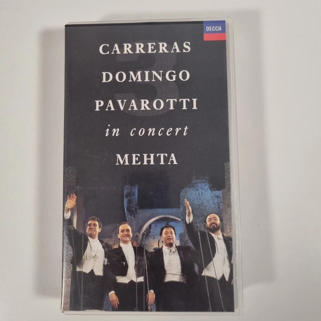 CARRERAS, DOMINGO, PAVAROTTI, Mehta – Opera Concert VHS Music Video ...