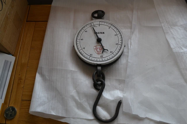 VINTAGE SALTER 235-000 50lb Hanging Spring Balance Scales - #LM £12.15 ...