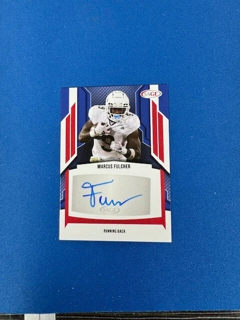 MARCUS FULCHER 2024 SAGE High Number Fußball Auto RC Sacramento State ...