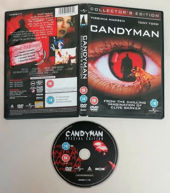DVD - CANDYMAN Collector's Ed. Clive Barker Tony Todd Virginia Madsen ...