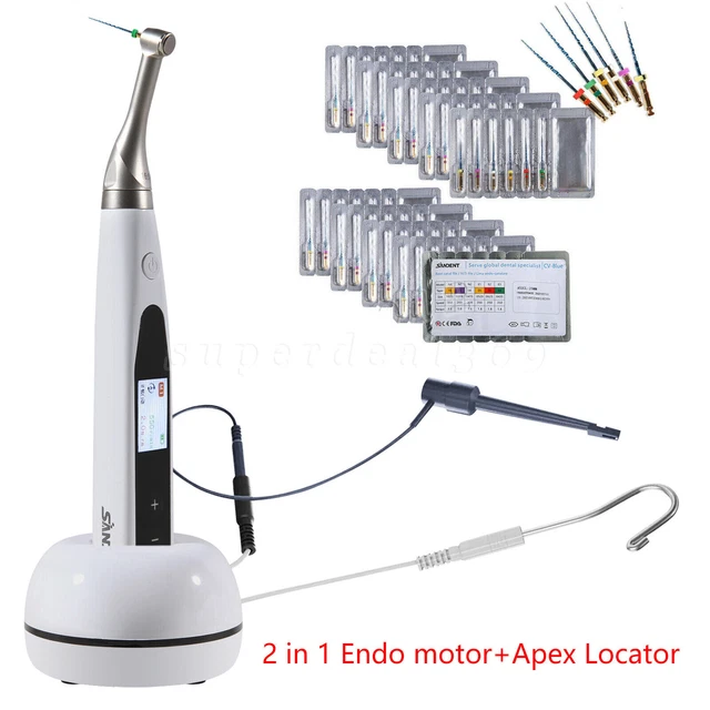 DENTAL CORDLESS MINI Endo Motor 16:1 Built in Apex Locator /10*lime ...