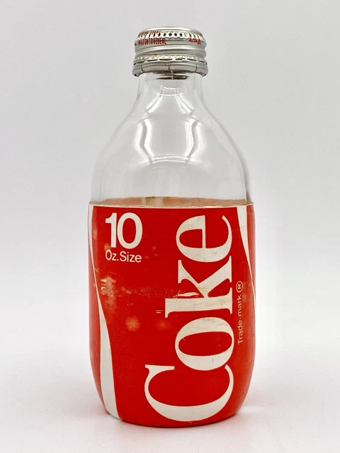VTG COCA-COLA 10 FL OZ Short Empty Glass Coke Bottle £1.80 - PicClick UK