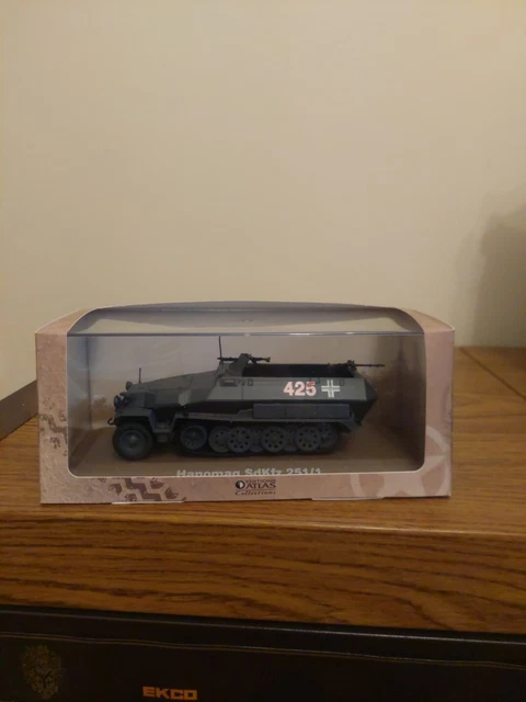 ATLAS EDITIONS 1/43 WW2 GERMAN ARMY HANOMAG SdKfz 251/1 SEALED £18.50 ...