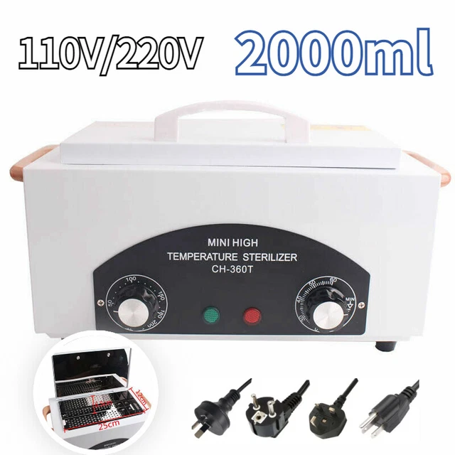 2L SMALL HIGH Temperature Dental Sterilizer Sanitizing Box For Nail ...