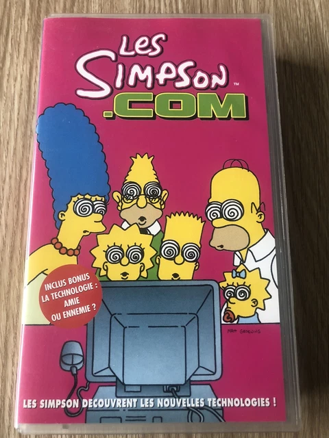 CASSETTE VIDÉO VHS Les Simpsons.com Les Simpson Only 1 On Ebay Français ...