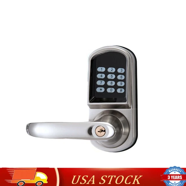 ELECTRONIC CODE DIGITAL Keyless Keypad Security Entry Door Lock Knob ...