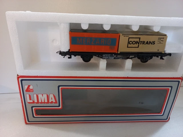 LOT DE 4 wagons de marchandise HO :LIMA,JOUEF, HORNBY EUR 20,00 ...