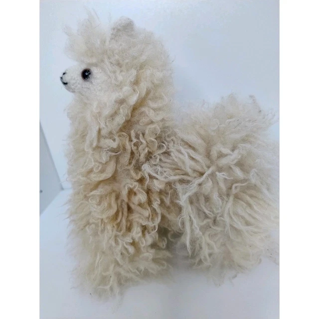 ALPACA SOFT PLUSH Toy Beige Very Fluffy, Bendable Legs. Extremely Soft ...