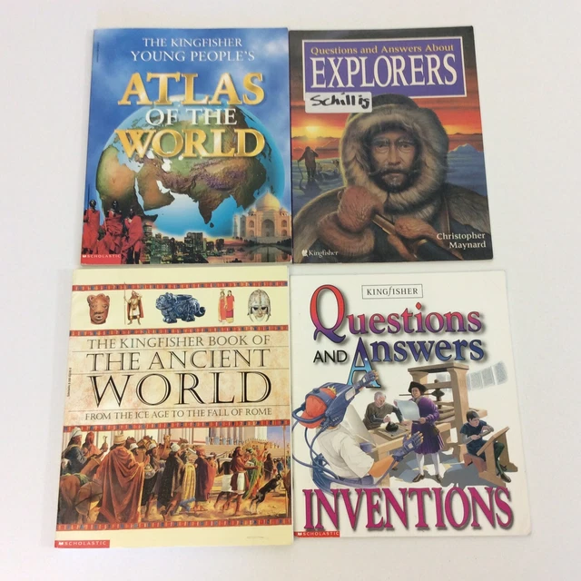 KINGFISHER HISTORY QUESTIONS Atlas 1st 2nd 3rd 4th Grade 4 Picture Book ...