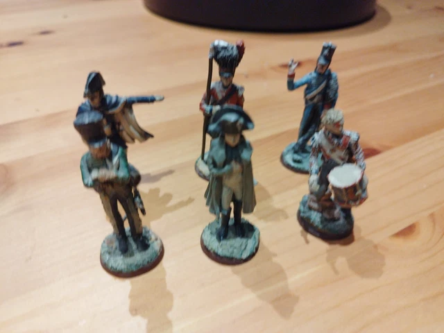 6 ANTIQUE SIGNED Waterloo Lead Soldiers Regiments Of Which Napolon The ...