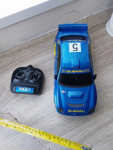 VINTAGE NIKKO R/C Subaru Impreza WRC Rally Car No 5 Working Well £9.99 ...
