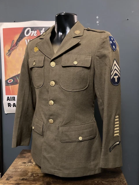 ORIGINAL WW2 US Army Dress Uniform £105.00 - PicClick UK