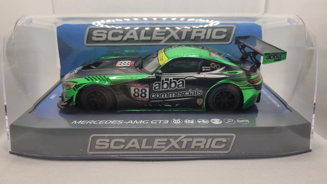 NEW SLOT CAR 1/32 Scalextric Mercedes AMG GT3 British GT Championship ...