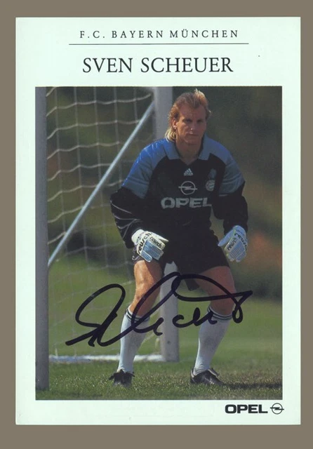 CA. 1992/93 -- Sven Scheuer -- FC BAYERN MÜNCHEN -- Original ...