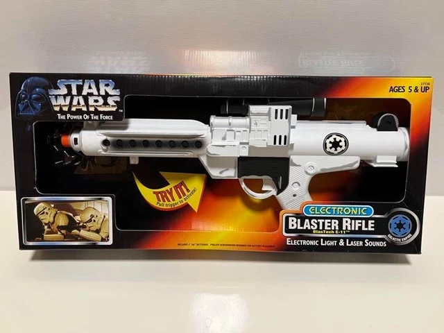 KENNER STAR WARS Stormtrooper Blaster Rifle BlasTech E-11 Toy Gun ...