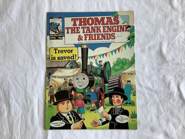 MARVEL THOMAS THE Tank Engine & Friends Comic Number 15, 14th May 1988 ...