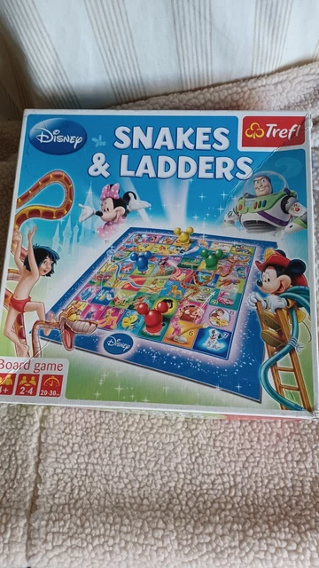 DISNEY SNAKES AND Ladders Game Complete Tatty Box £4.99 - PicClick UK