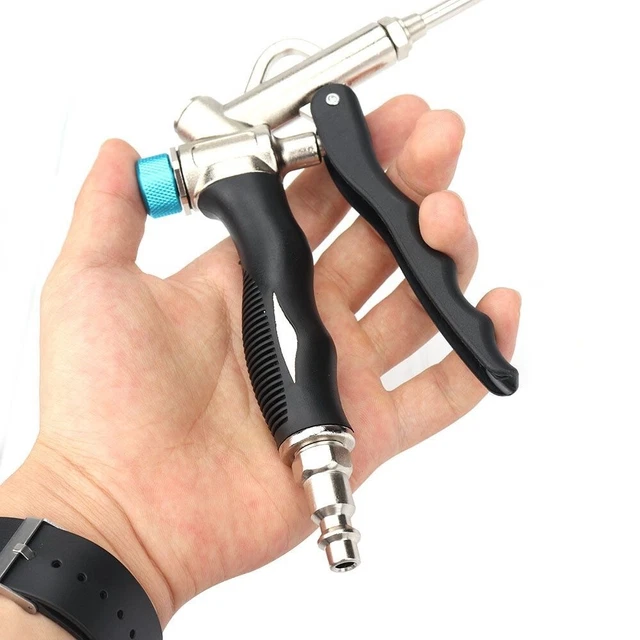 NEW PNEUMATIC AIR Blow Gun 2-Way Adjustable Flow Nozzle Dust Cleaning ...