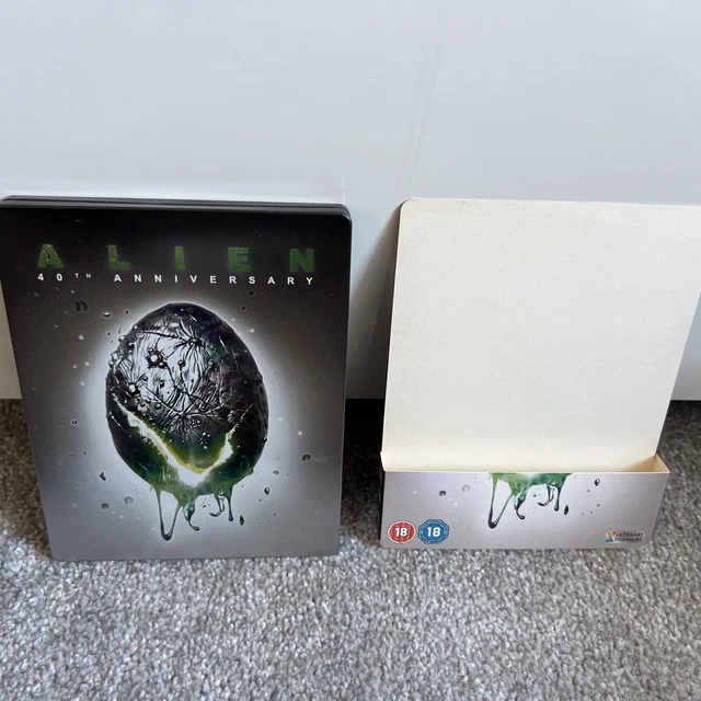 ALIEN 40TH ANNIVERSARY Steelbook (4K UHD + Blu-Ray) Ridley Scott, LIKE ...