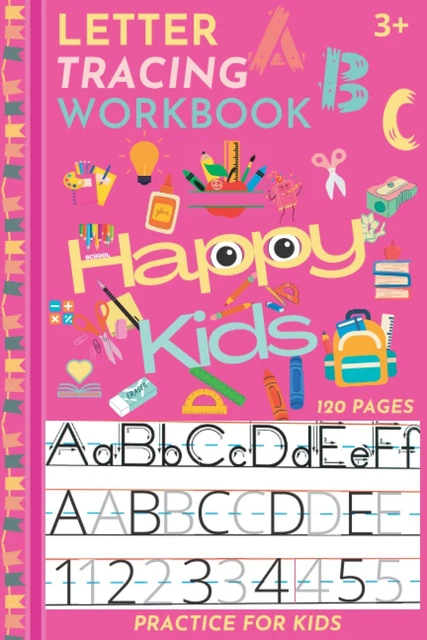 ABC LETTER TRACING Practice Workbook for Kids: Learning to Write ...