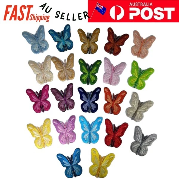 LITTLE BUTTERFLY IRON on Patch Lovely Cute Small Tiny Insect 3x2.5x0 ...