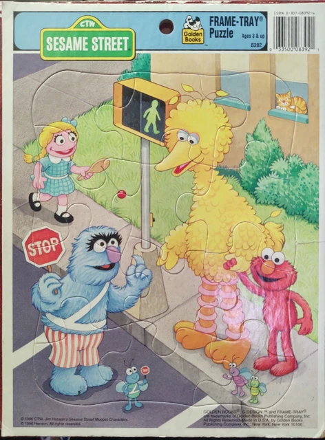 SESAME STREET FRAME tray puzzle Winter 1991 Jim Henson Merrigold press PT1 £15.91 - PicClick UK