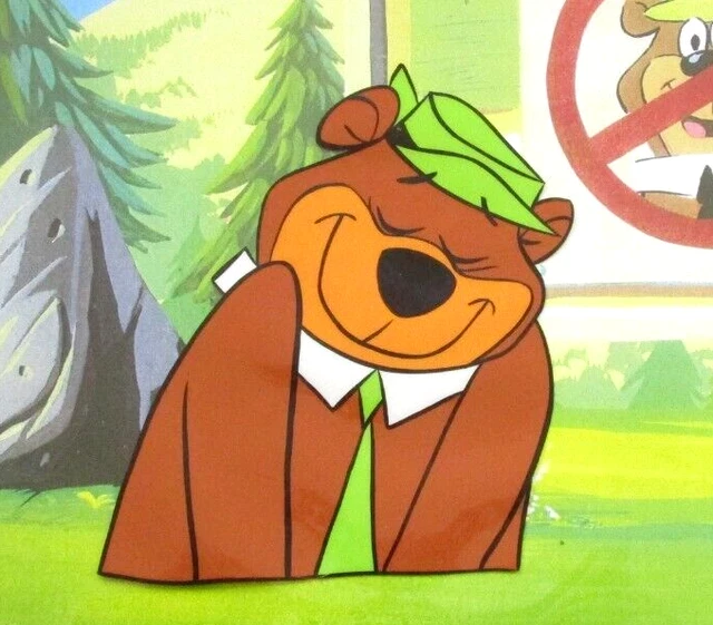1960s Yogi Bear Hat Tie Billboard Hanna Barbera Original Production