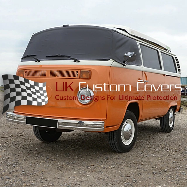 VW T2 BAY Window Camper Screen Curtain Wrap Frost Cover 116 Dark Grey ...