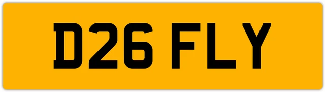 TIDY OLD 3X3 Sky Raf Fast Dan Don Dav Del Daz Private Car Number Plate ...