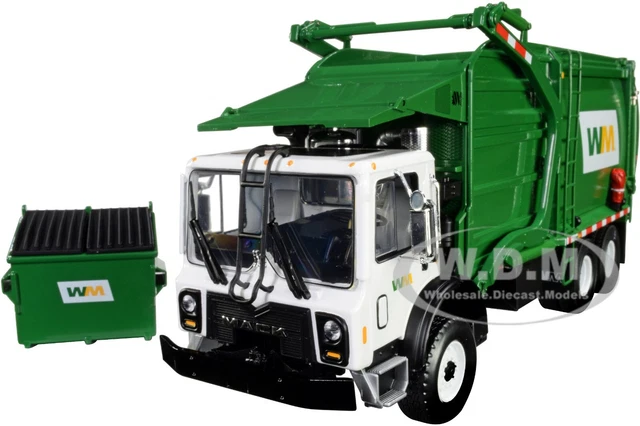 MACK TERRAPRO WM "Waste Management" Garbage Truck & Bin 1/34 First Gear ...