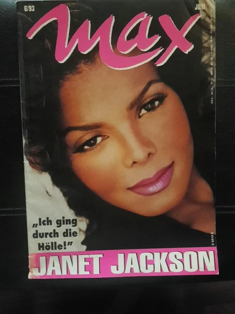 MAGAZINE MAX ALLEMAND Juin 1993 Janet Jackson Lenny Kravitz Sexy Models ...