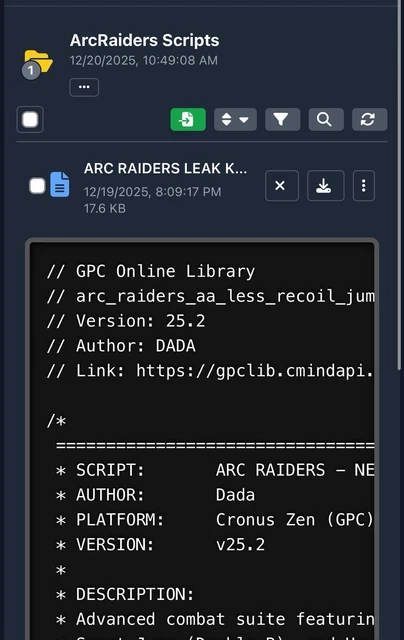 ARC RAIDERS CRONUS Zen Script |Xbox|PS5|PC| $6.92 - PicClick CA