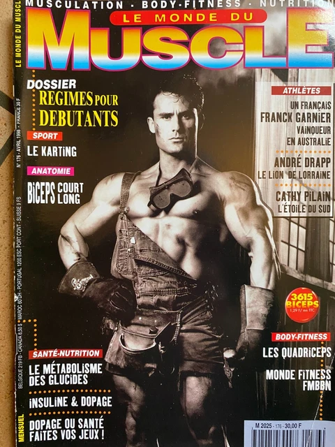 LE MONDE DU Muscle N°176- Avril 1998 - Bodybuilding - Fitness ...