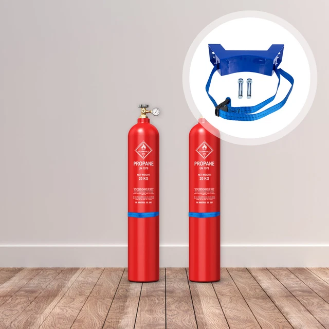 SUPPORT MURAL POUR Bouteille De Gaz Réservoir D'azote Cylindre D'eau ...