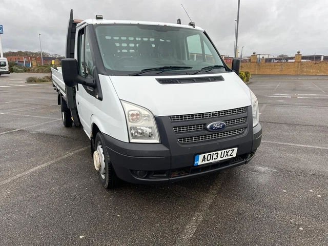 2013 FORD TRANSIT Mwb Dropside Pickup Truck Service History No Vat To ...