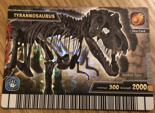 DINOSAUR KING CARD Tyrannosaurus Fossil Series 2 4th Edition £65.00 ...