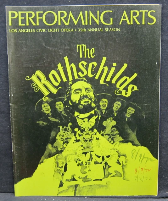 THE ROTHSCHILDS (HAL Linden) - Program LA Music Center 1972 £10.85 ...