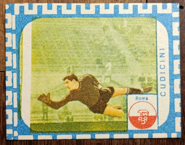 CUDICINI , ROMA- Figurina Calcio Ed. Cicogna 1962/63 EUR 7,00 - PicClick IT