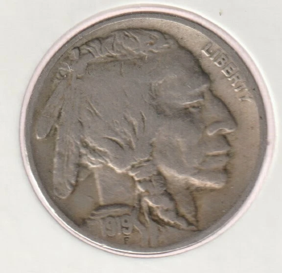 1919 US COIN Collection Native American Indian Head Buffalo Nickel ...