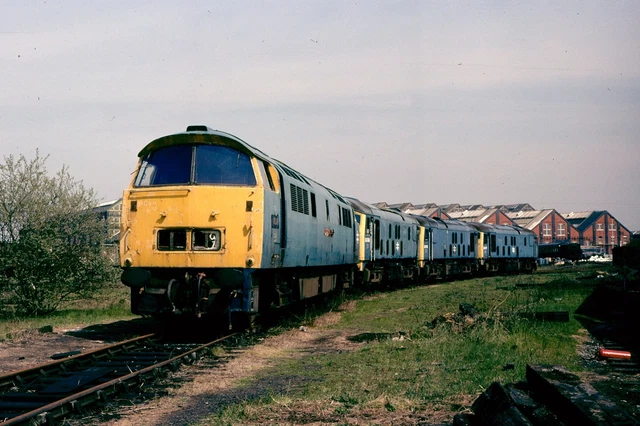 BRITISH RAIL WESTERN & Class 24s for scrap at Swindon May 1978 Rail ...
