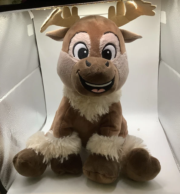 FROZEN DISNEY BABY SVEN REINDEER 11” Tall cute cuddly Soft Plush ...