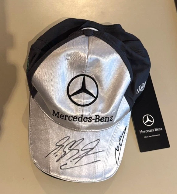 MICHAEL SCHUMACHER SIGNED Mercedes F1 Cap with COA £198.23 - PicClick UK