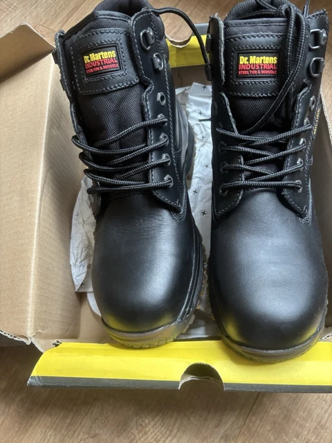 DOC MARTENS INDUSTRIAL safety boots size 10 steel toe cap £125.48 ...
