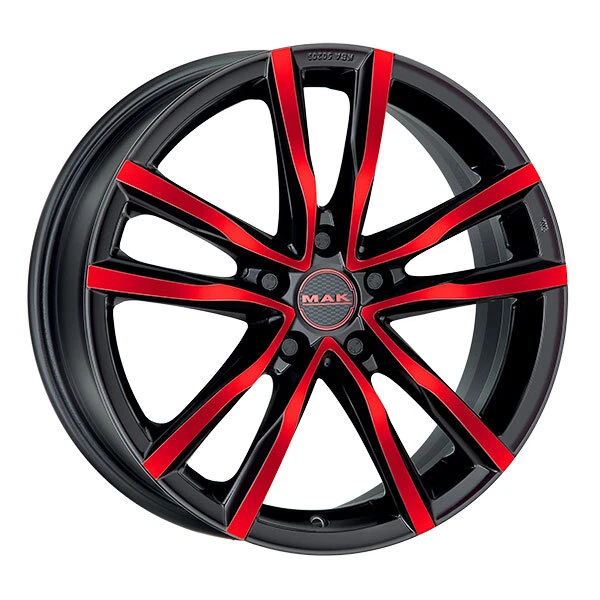 ALLOY WHEEL MAK Milano For Suzuki Sx4 S-Cross 7X18 5X114,3 Black And ...